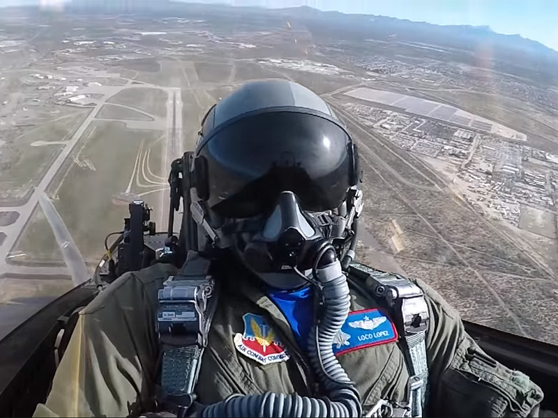 F-22 RAPTOR DEMO TEAM TAKES FANS INSIDE THE COCKPIT