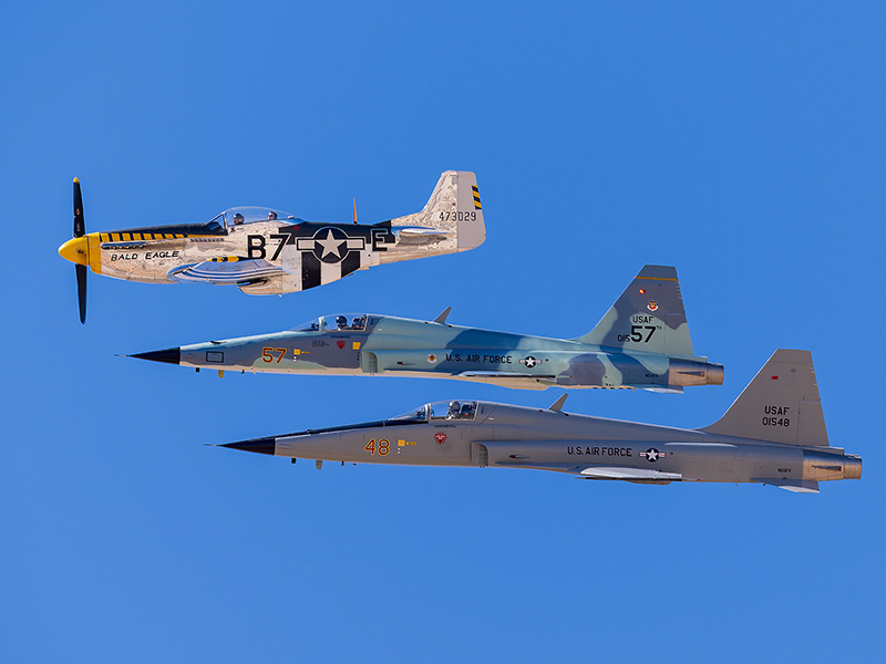 Air Force Heritage Flight Foundation Officially Welcomes F-5 Tiger To ...